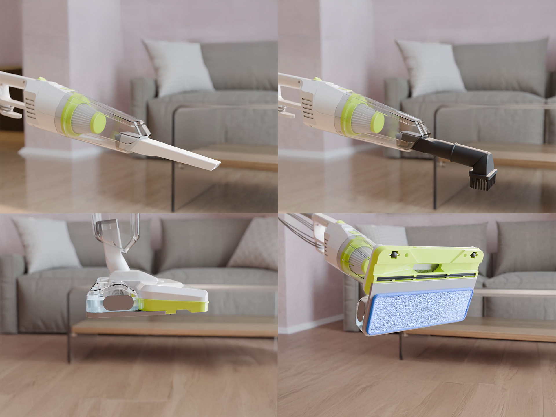 Fshese Storm Vac&Mop e bardhe